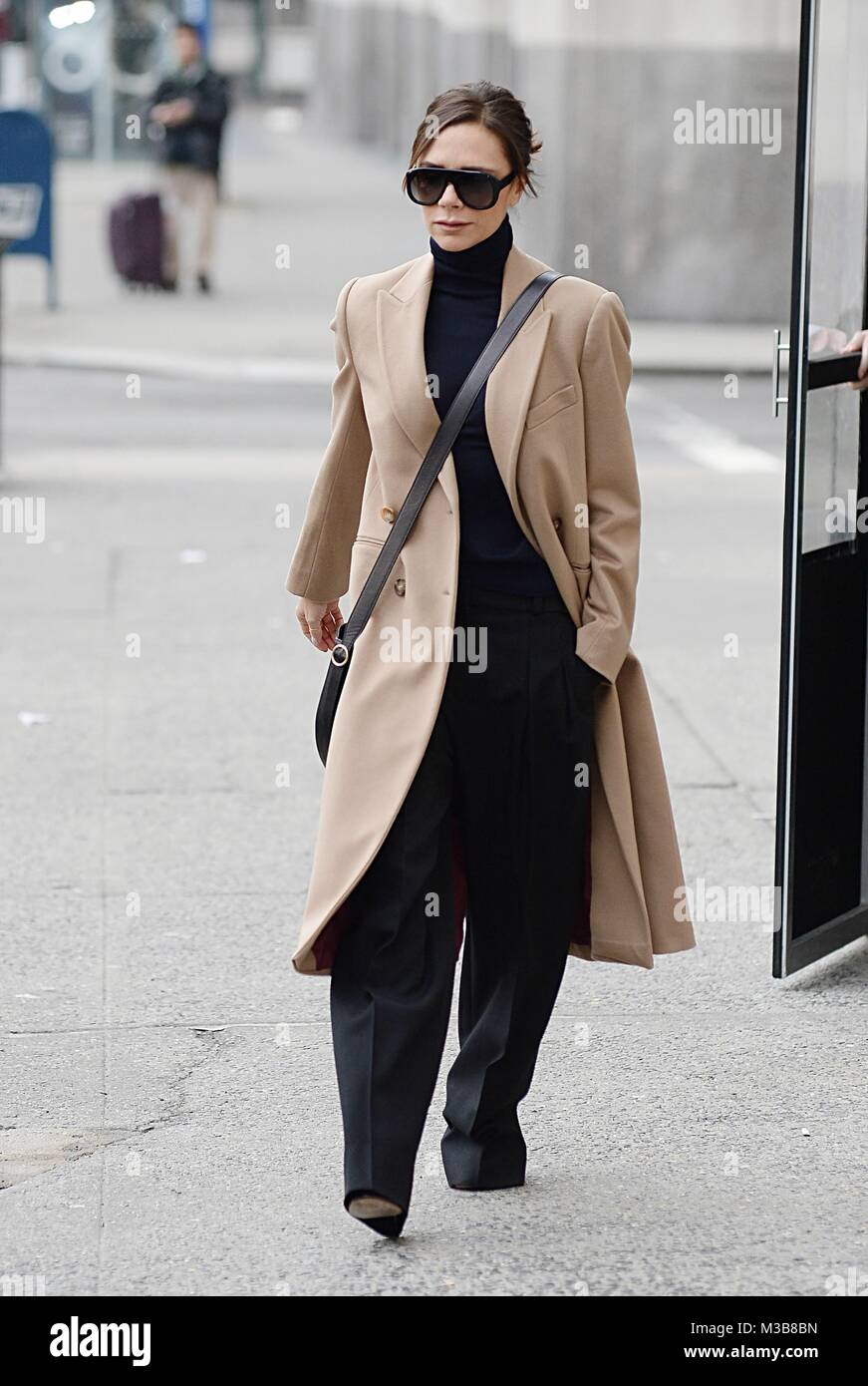 New York, NY, USA. 10th Feb, 2018. Victoria Beckham out and about for ...