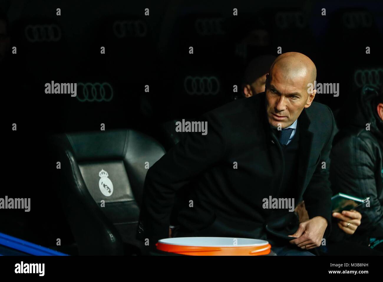 Zinedine Zidane of Real Madrid during the Santander League (La Liga ...