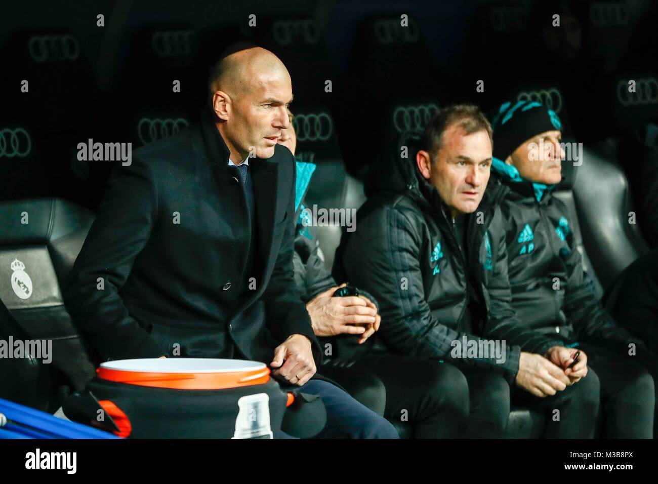 Zinedine Zidane of Real Madrid during the Santander League (La Liga ...