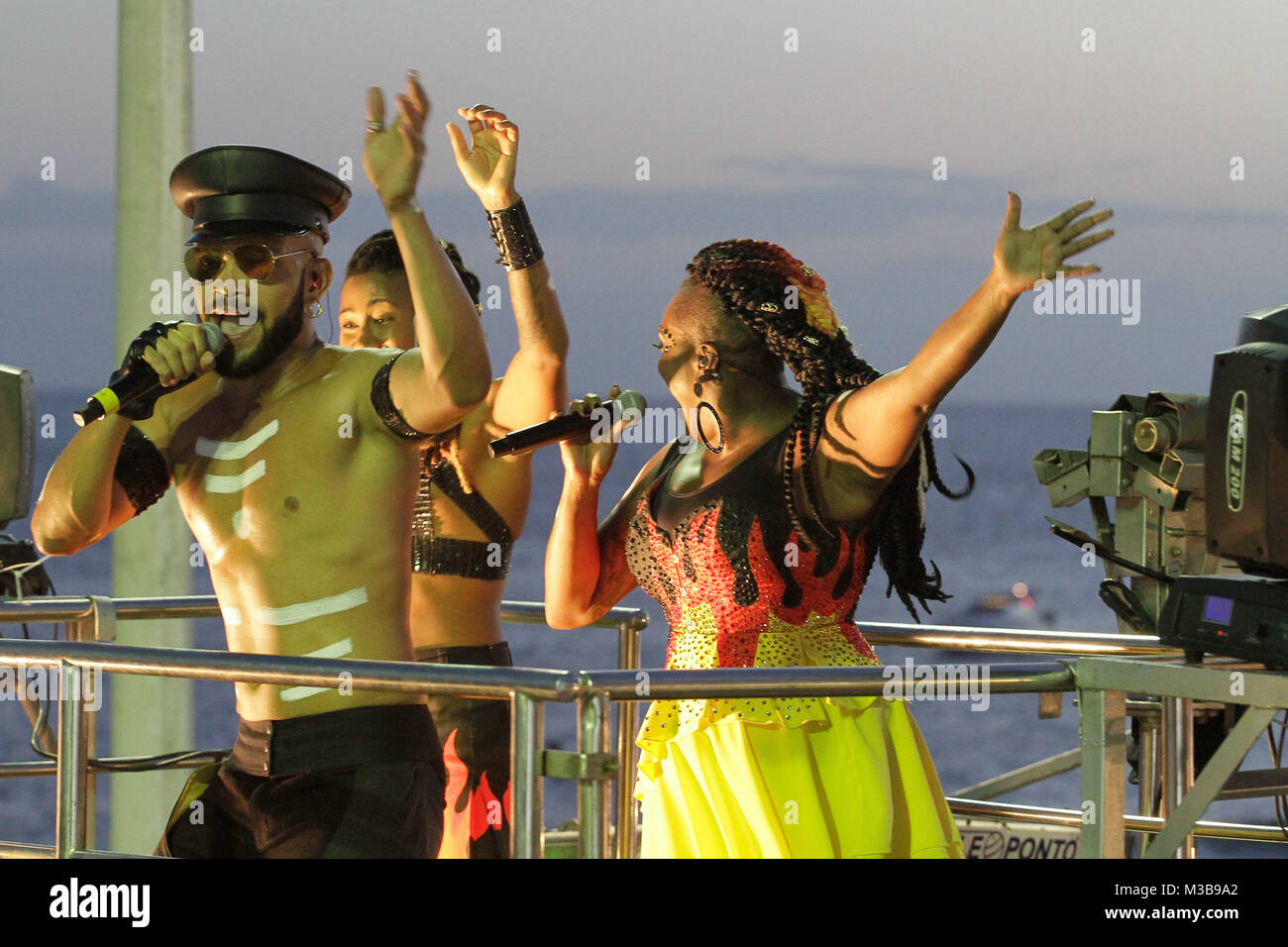 Salvador, Brazil. 10th Feb, 2018. Barra Ondina. Credit: Mauro Akin ...