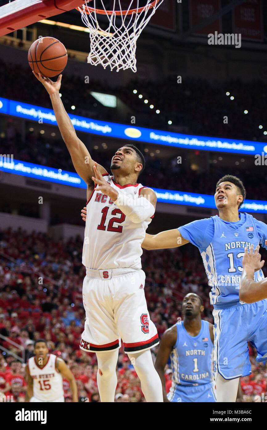 North Carolina State Wolfpack guard Allerik Freeman (12) during the ...