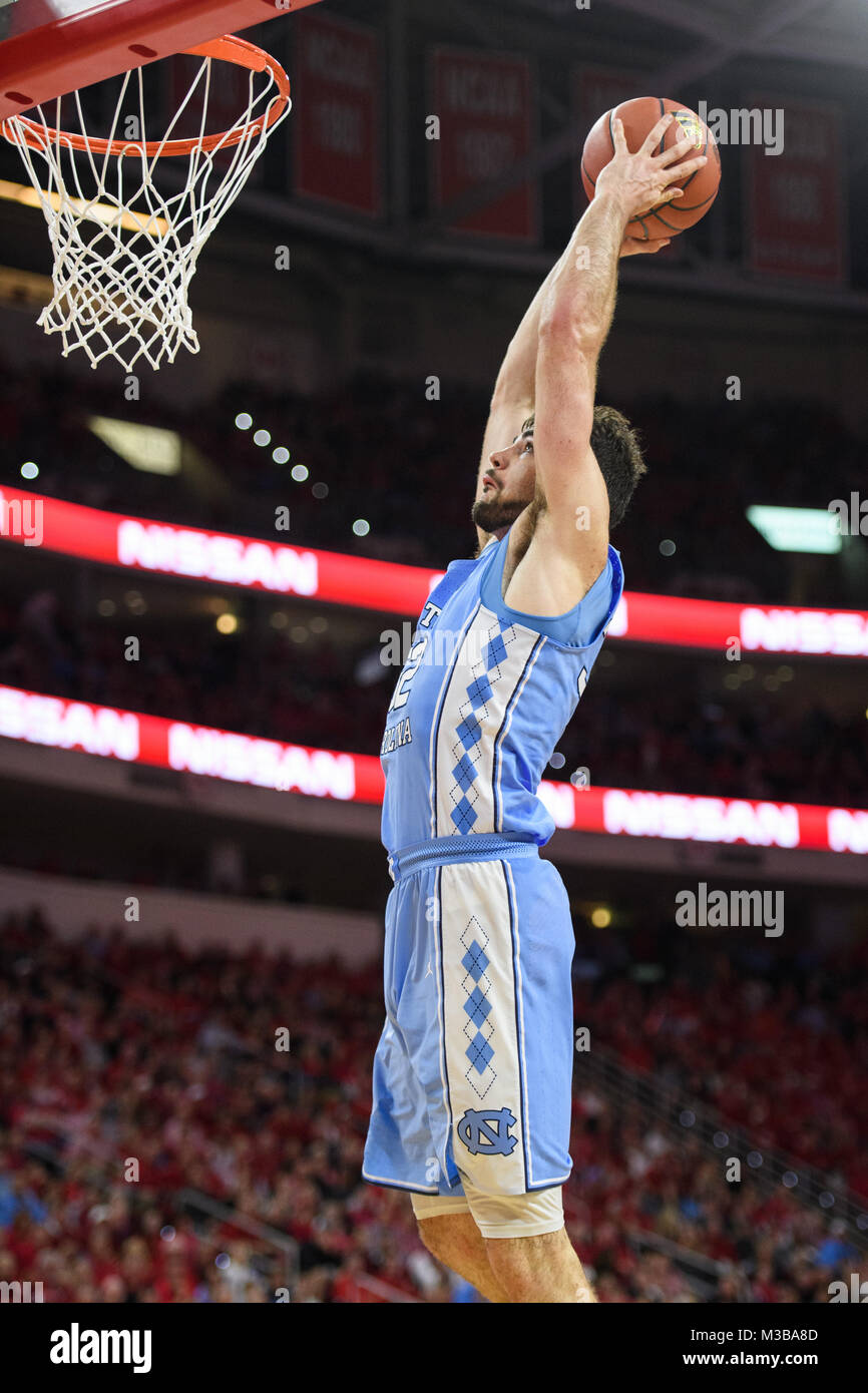 North Carolina Tar Heels forward Luke Maye (32) during the NCAA College ...