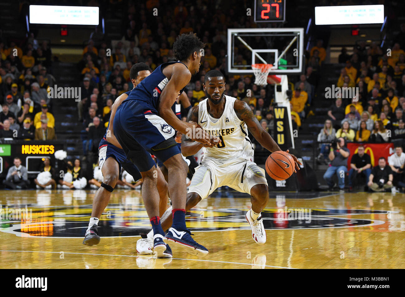 Wichita, Kansas, USA. 10th Feb, 2018. Wichita State Shockers forward ...