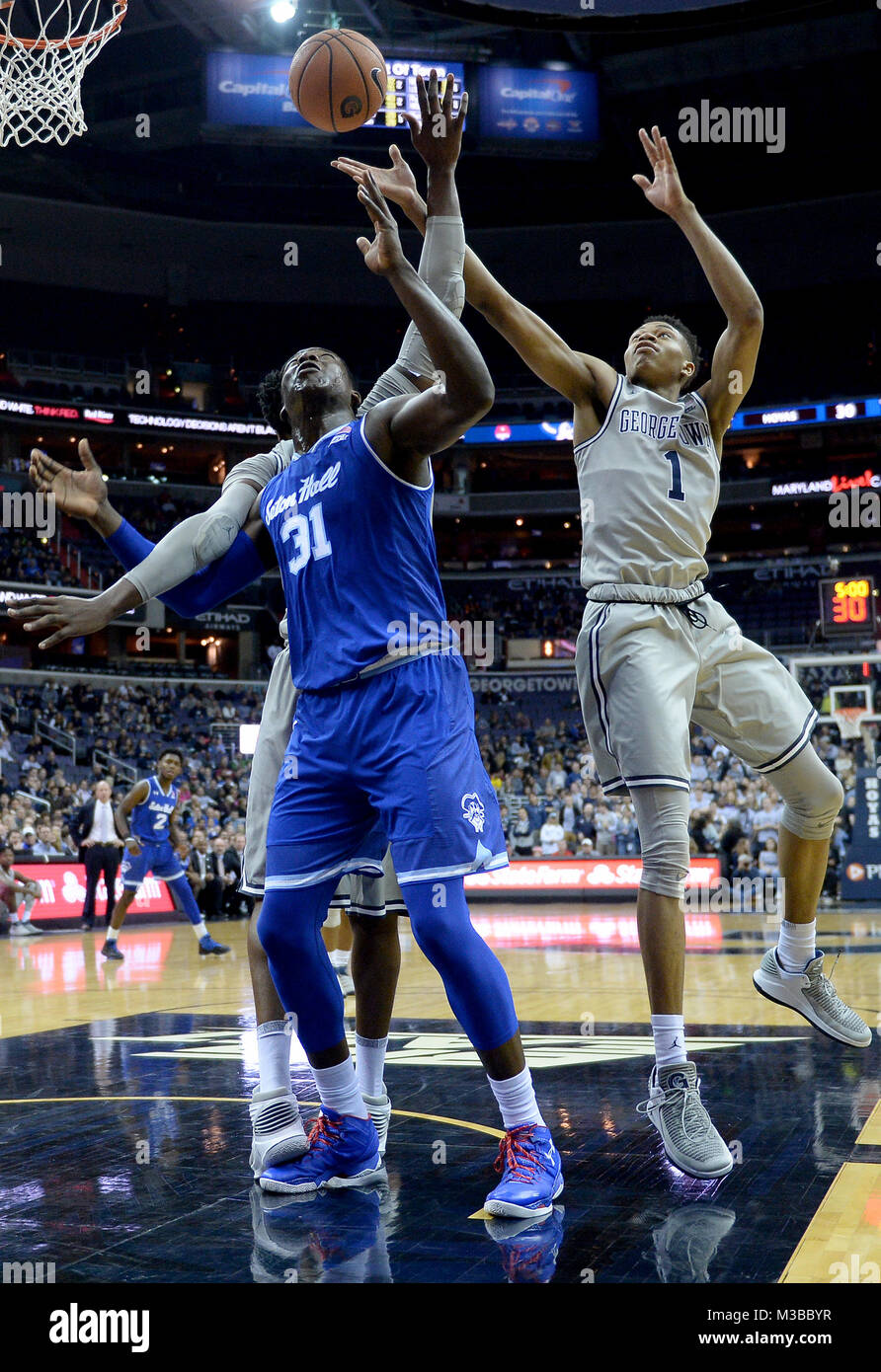 Washington, DC, USA. 10th Feb, 2018. 20180210 - Seton Hall center ANGEL ...