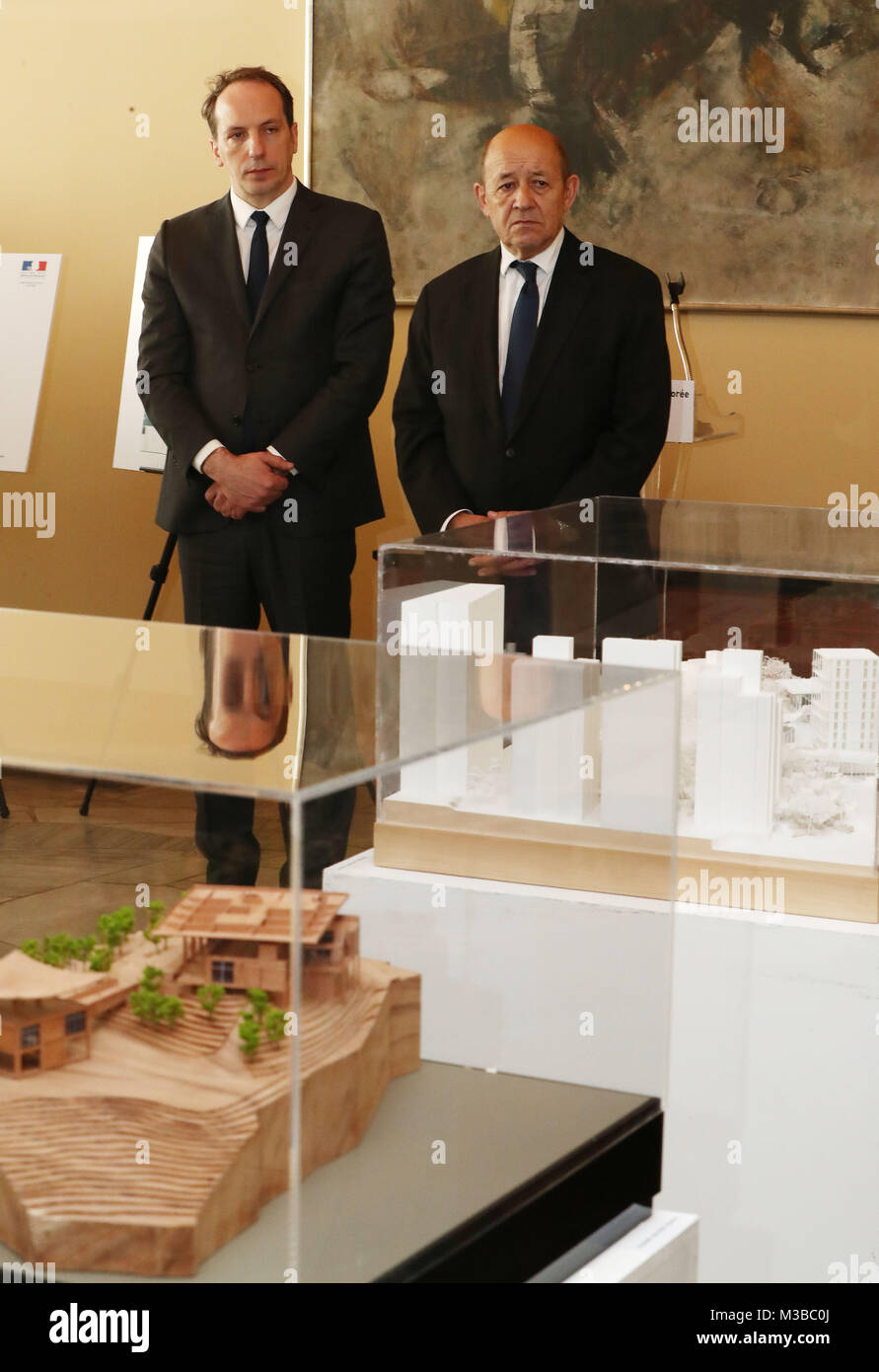 11th Feb, 2018. French foreign minister in Seoul French Foreign ...