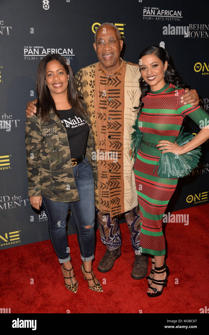 Los Angeles, Ca, USA. 09th Feb, 2018. Michele Rice, Ayuko Babu, Meta ...