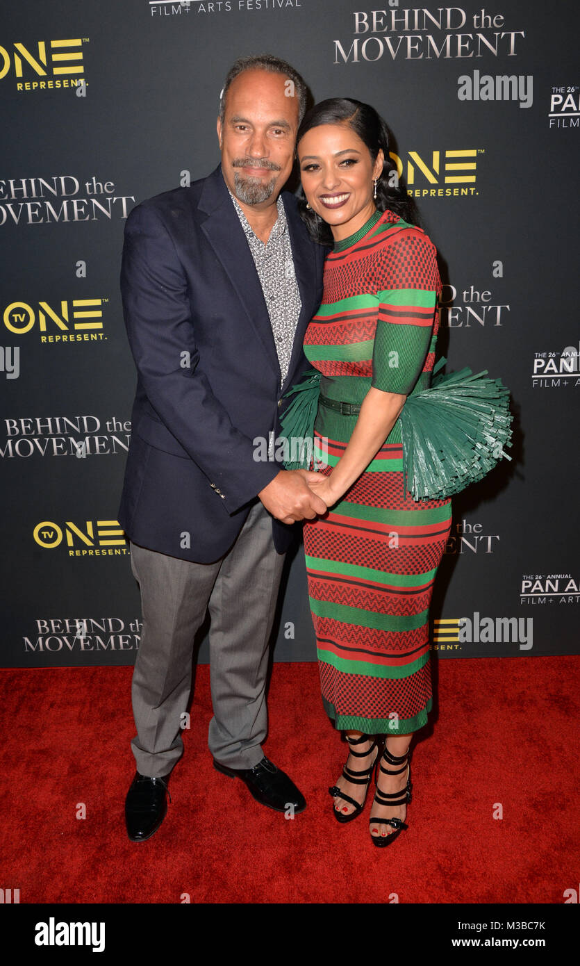 Los Angeles, Ca, USA. 09th Feb, 2018. Roger Guenveu, Meta Golding at ...