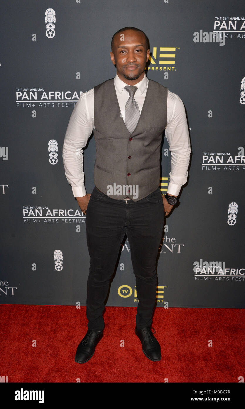 Los Angeles, Ca, USA. 09th Feb, 2018. Shaun Clay at the 2018 Pan ...