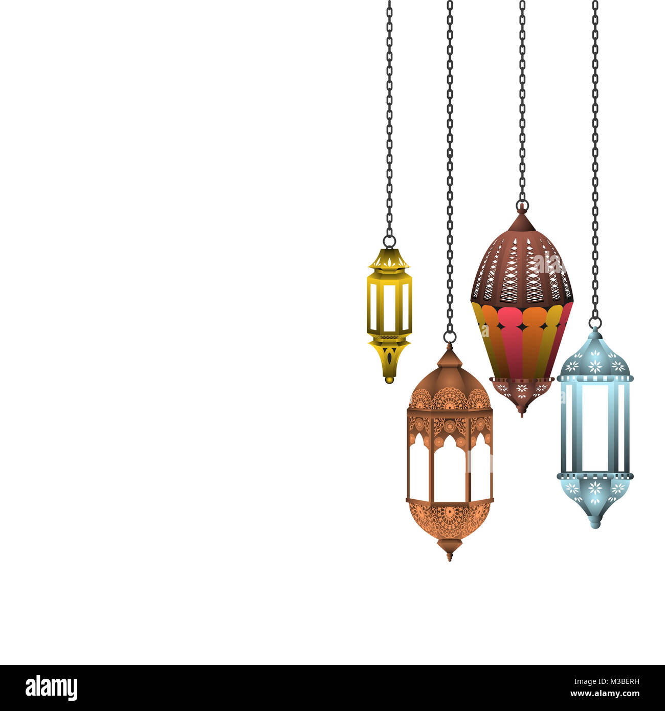 Arabian lanterns Cut Out Stock Images & Pictures - Alamy