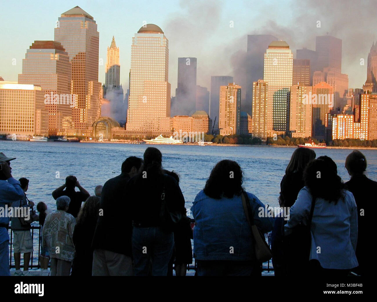 THE WORLD TRADE CENTER ( Downtown Skyline ) SEPTEMBER 15, 2001 A VIEW ...