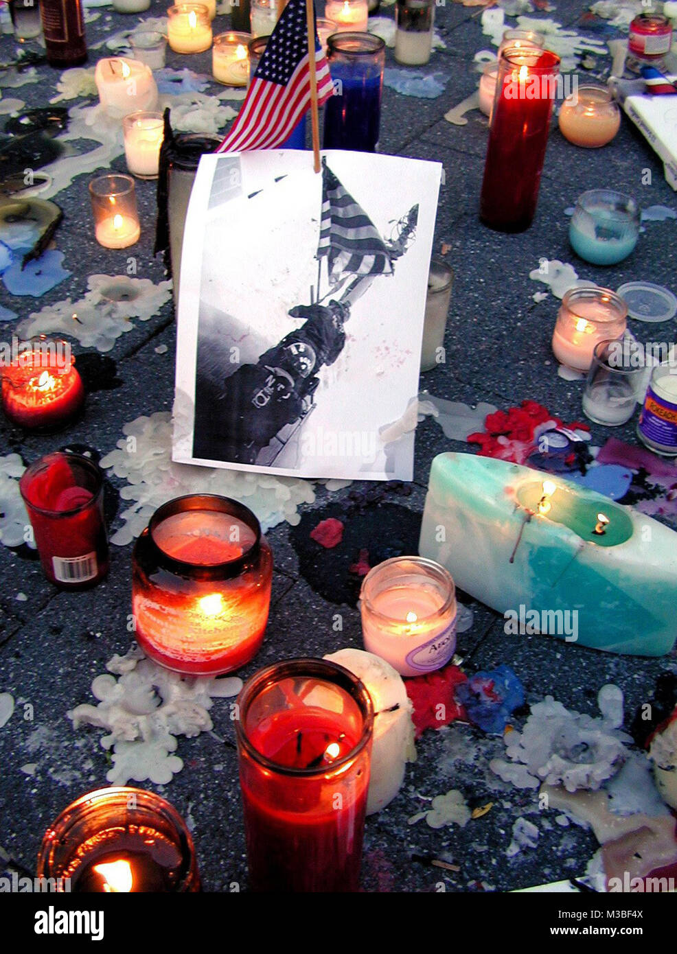 THE WORLD TRADE CENTER SEPTEMBER 15,2001 A VIEW OF THE NEW YORK SKYLINE ...