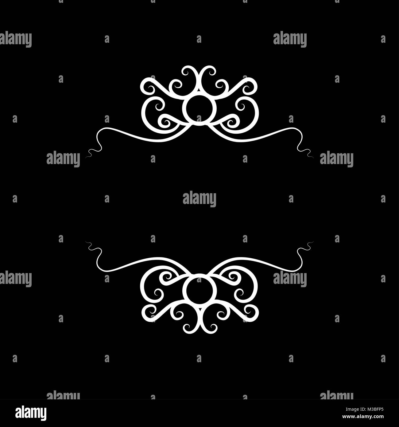 Line border frame , vector design Stock Photo - Alamy