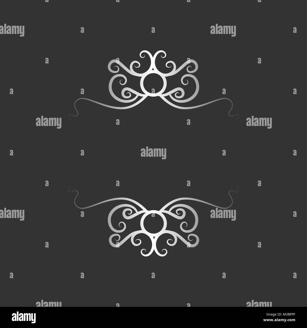 Line border frame , vector design Stock Photo - Alamy