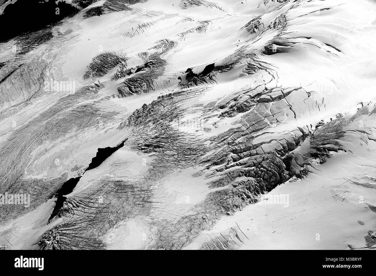 SE branch Chisana Glacier Stock Photo - Alamy