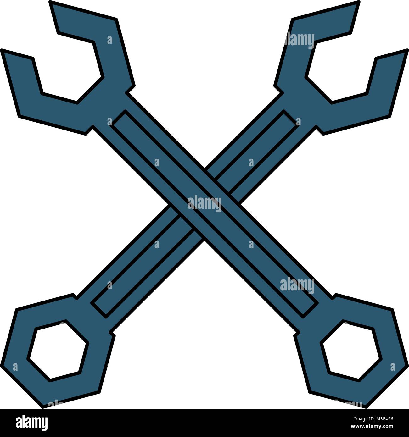 Construction tools crossed Stock Vector Image & Art - Alamy