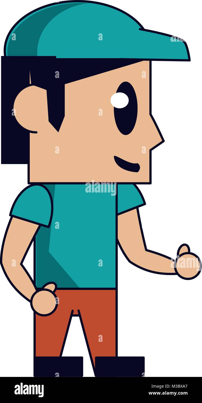Man game character Stock Vector Image & Art - Alamy