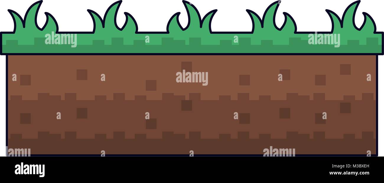 Videogame terrain ground Stock Vector Image & Art - Alamy