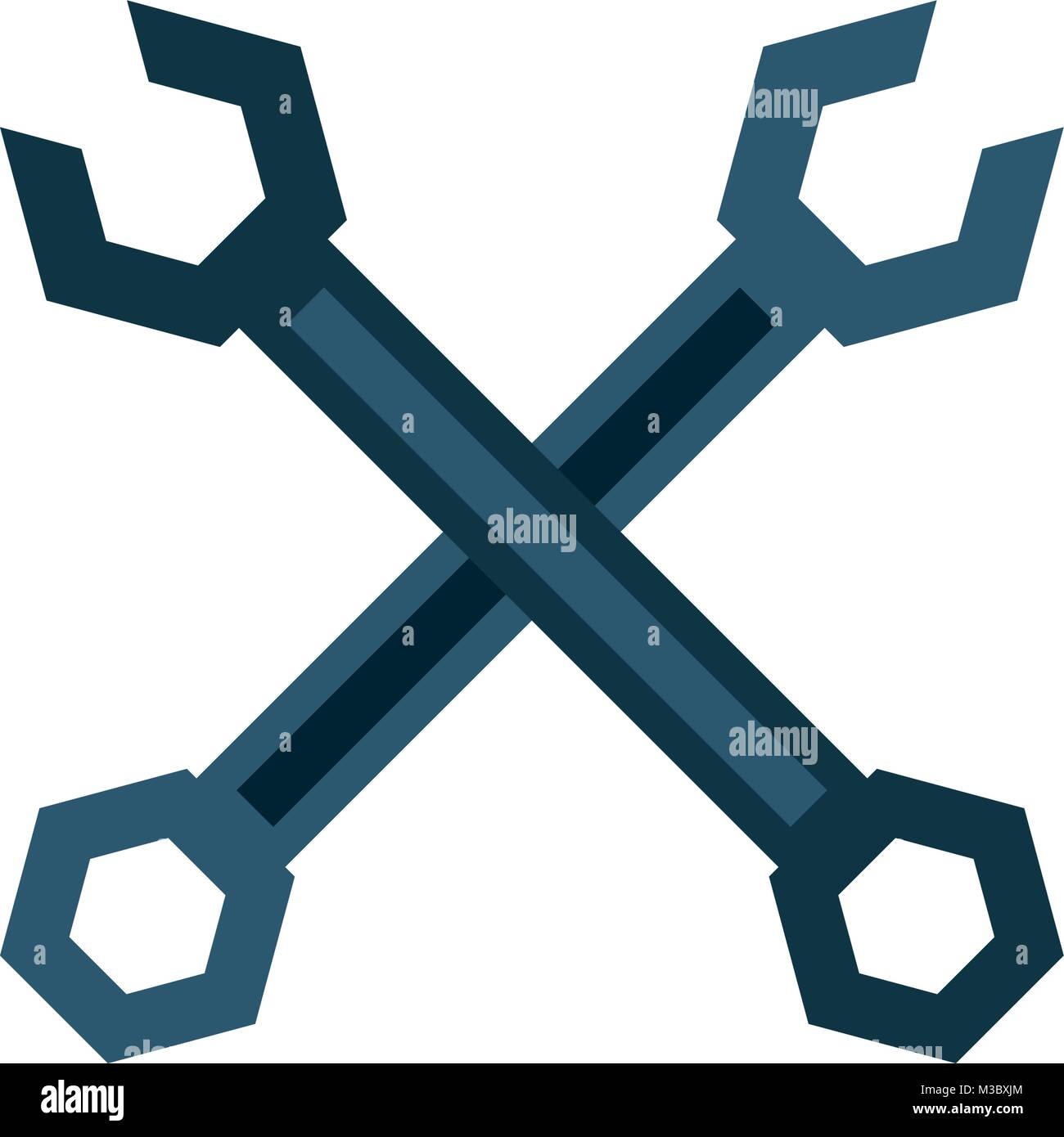 Construction tools crossed Stock Vector Image & Art - Alamy