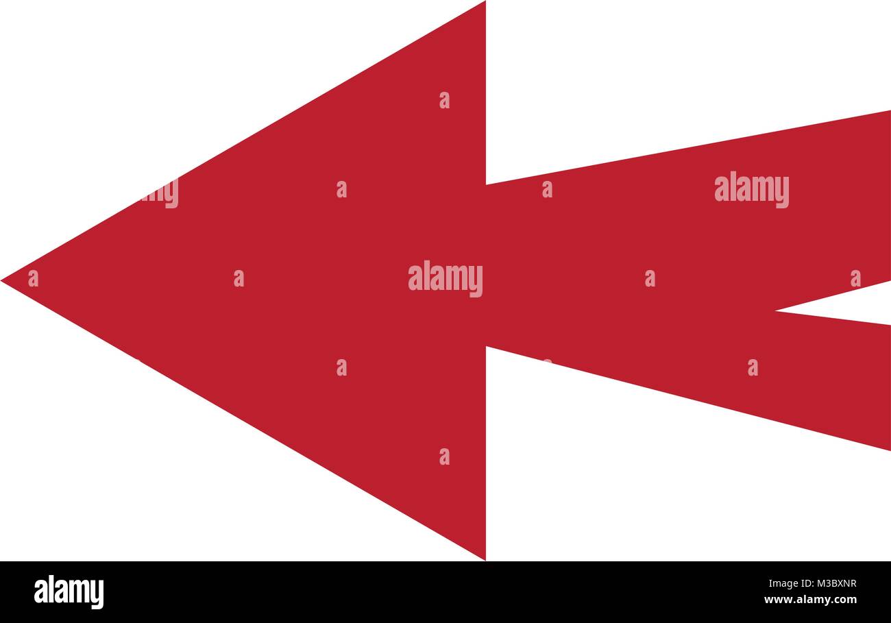 Arrow left videogame sign Stock Vector Image & Art - Alamy