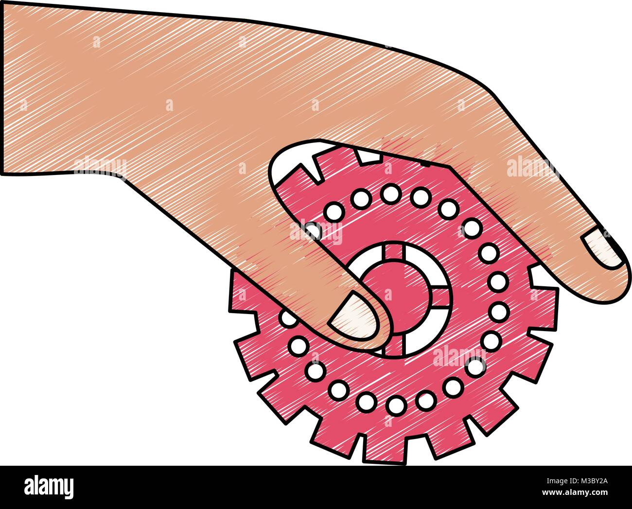 Hand gearshift Stock Vector Images - Alamy