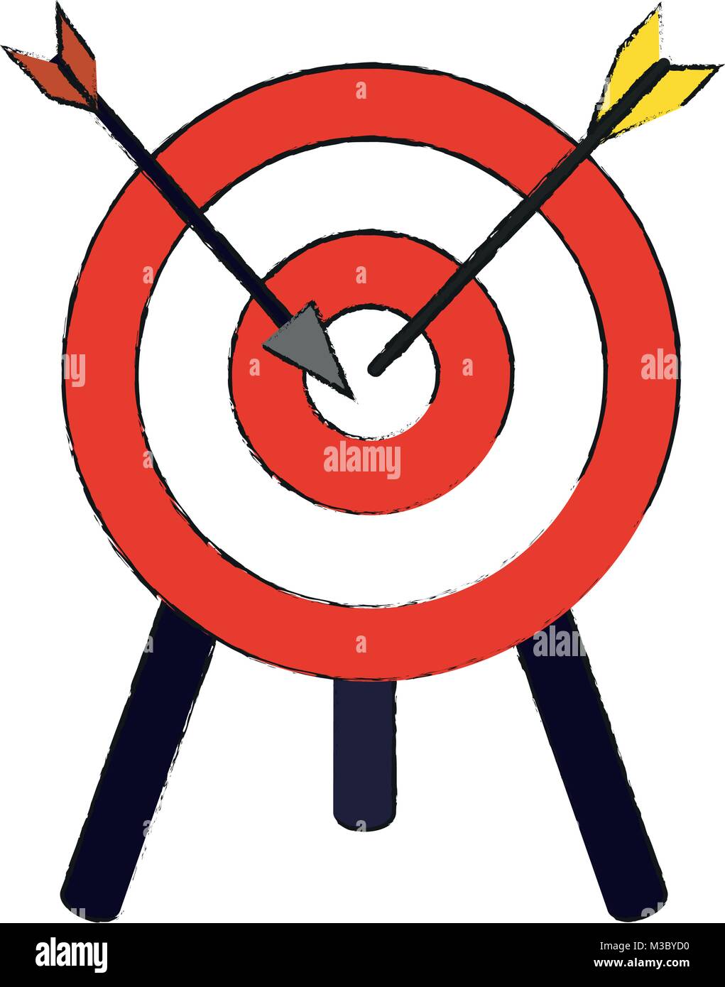 Target dartboard symbol Stock Vector Image & Art - Alamy