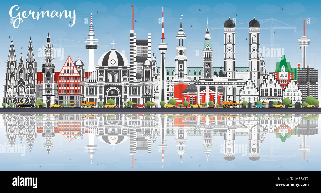 Skyline of cologne Stock Vector Images - Alamy