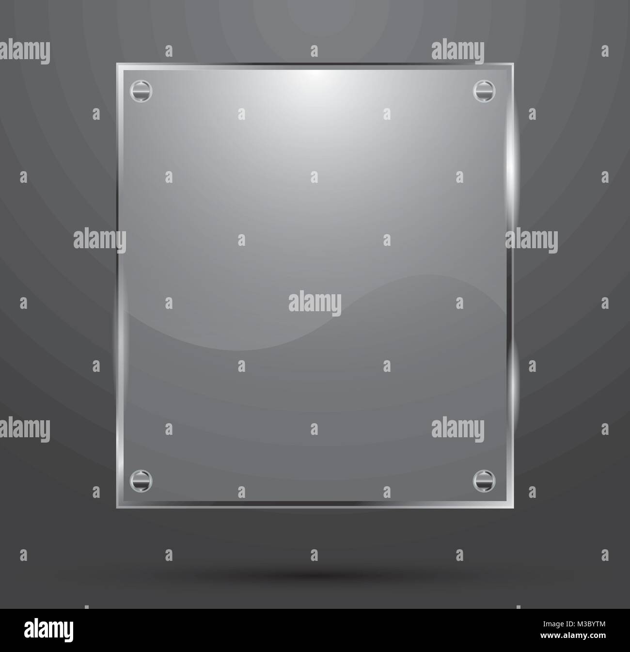 White rectangle plate isolated Stock Vector Images - Alamy