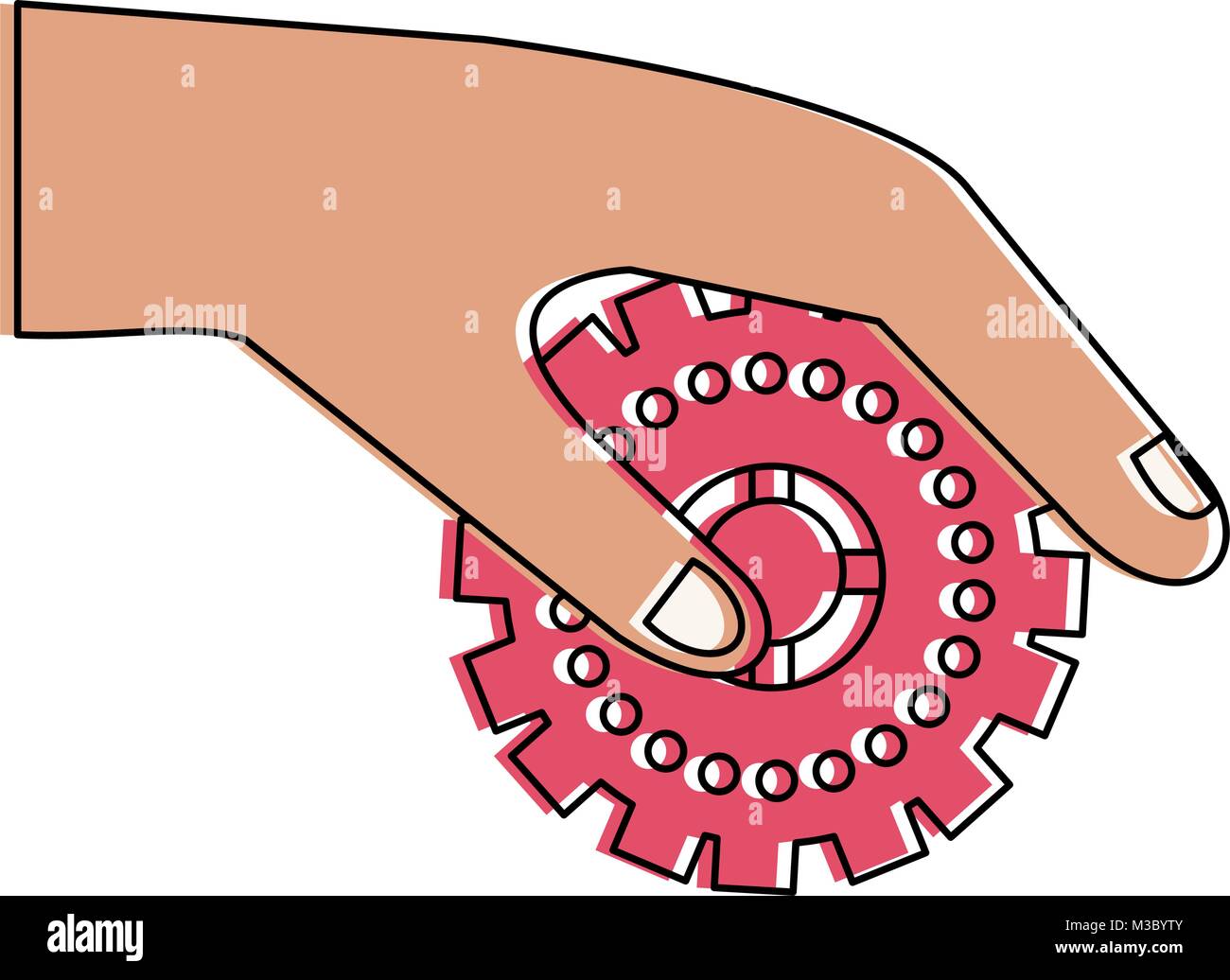 Hand gearshift Stock Vector Images - Alamy