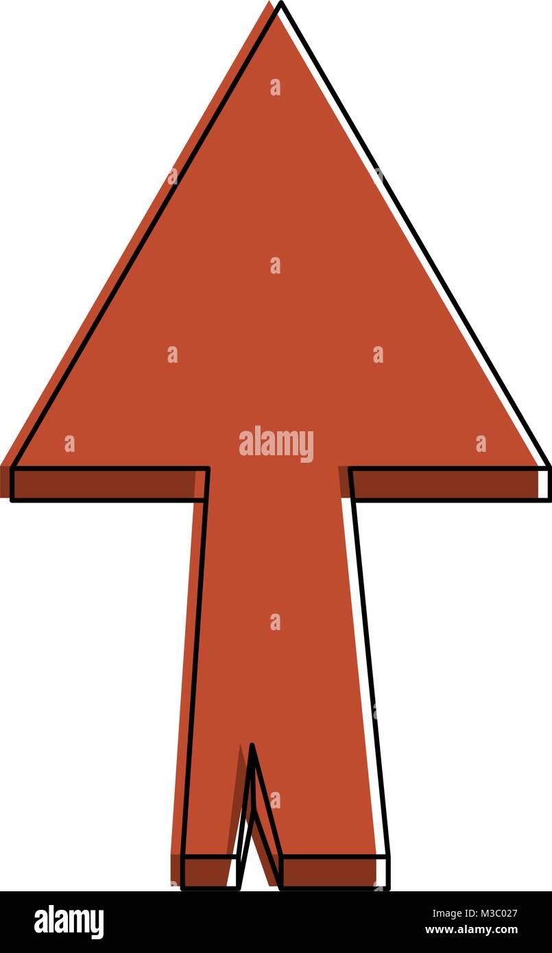 Arrow up game icon vector Stock Vector Images - Alamy