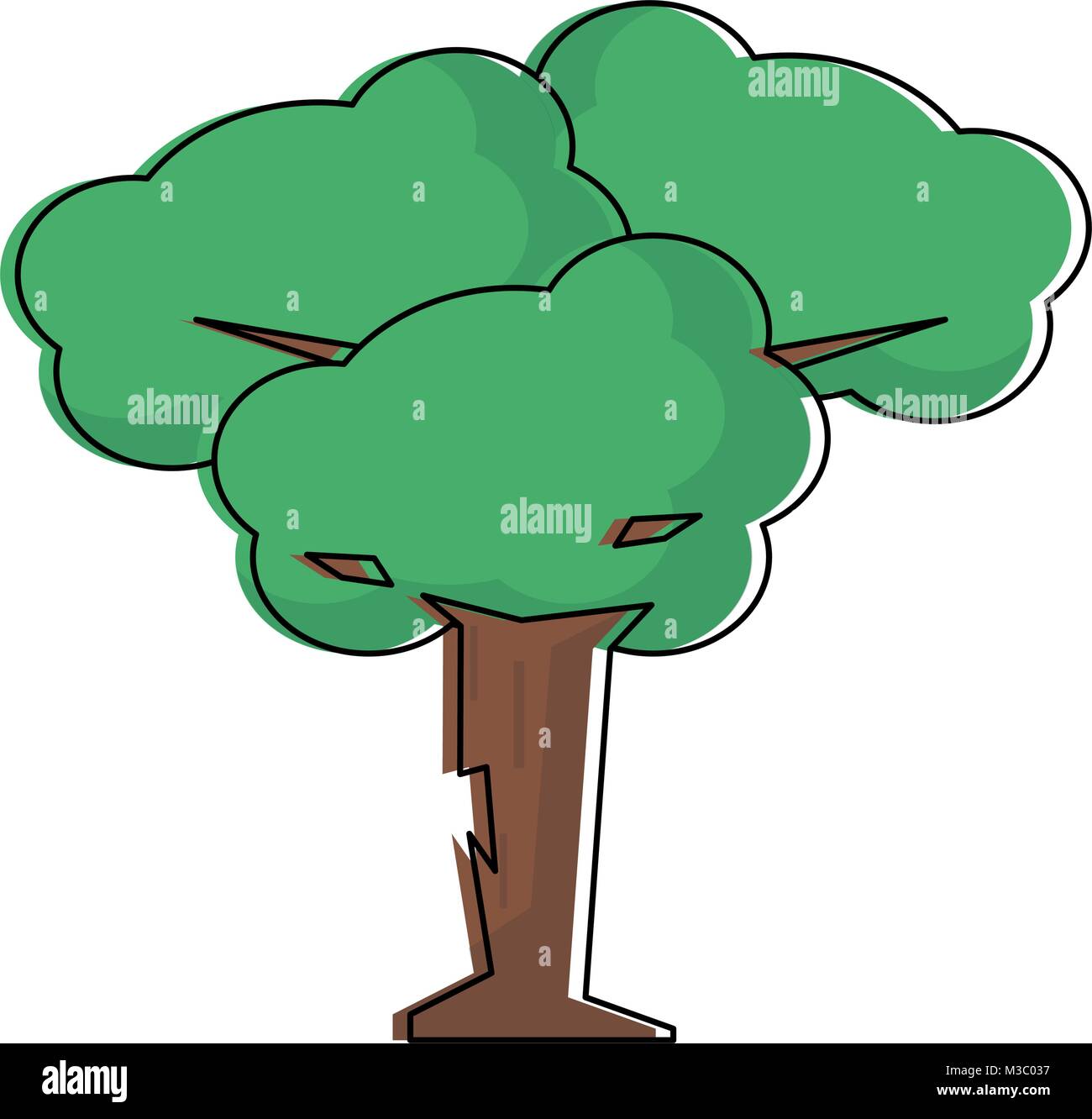 Videogame tree cartoon Stock Vector Image & Art - Alamy