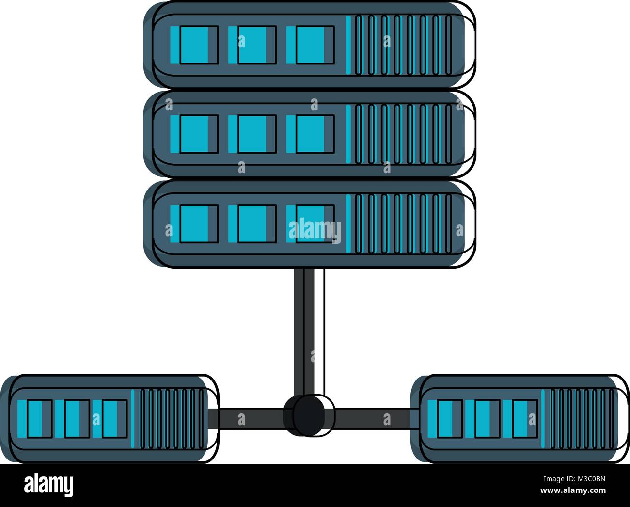 Vintage database Stock Vector Images - Alamy