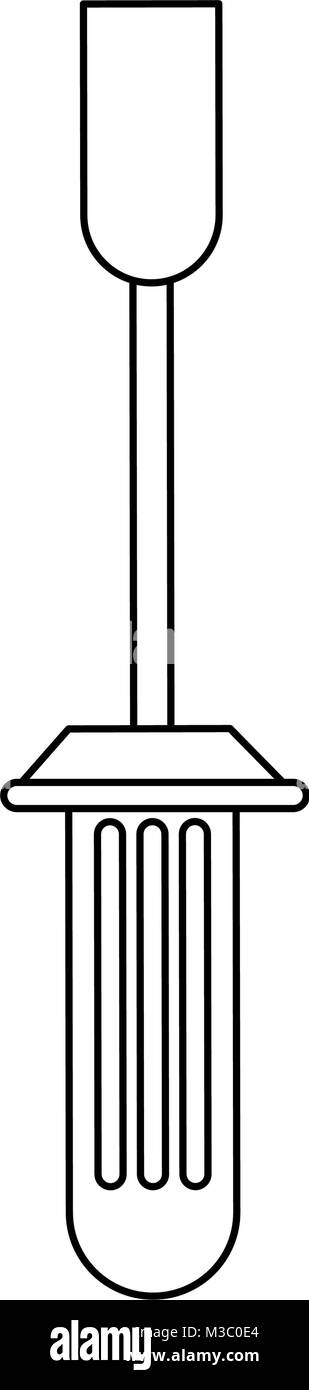 Screwdriver construction tool Stock Vector Image & Art - Alamy