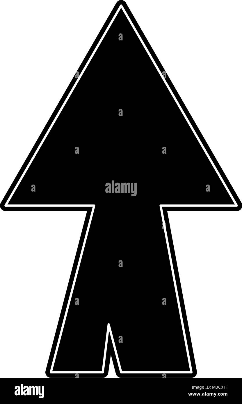 Arrow up videogame sign Stock Vector Image & Art - Alamy