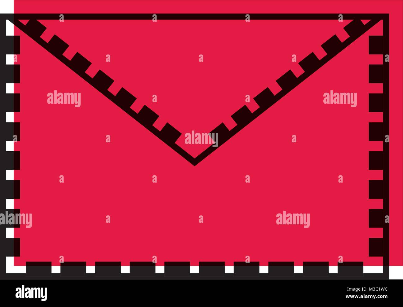 color e-mail letter text message style Stock Vector Image & Art - Alamy