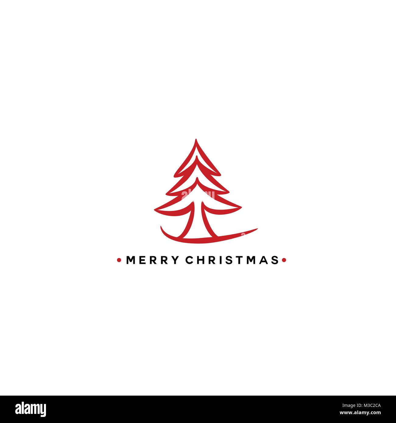 Abstract christmas tree blue Stock Vector Images - Alamy