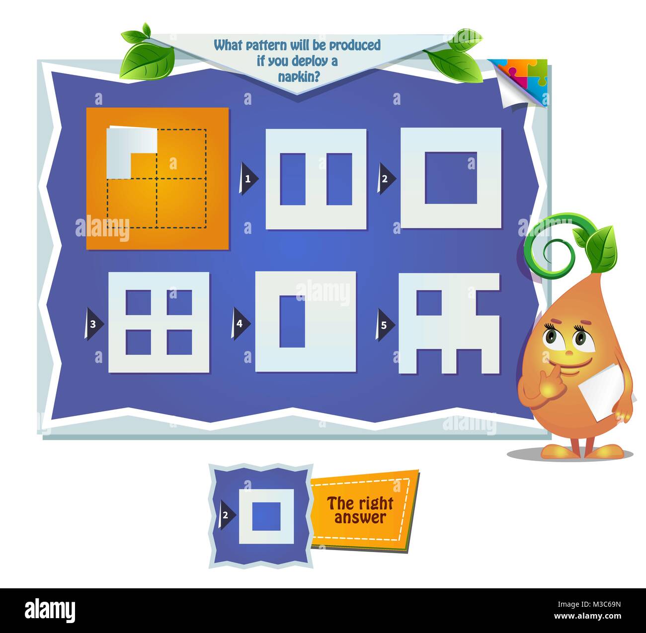 educational game for kids, puzzle. development of spatial thinking in ...