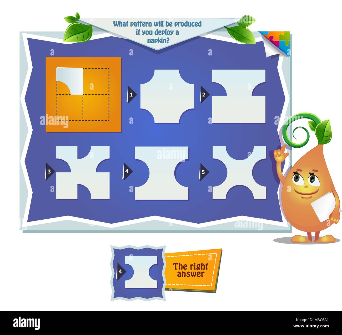 educational game for kids, puzzle. development of spatial thinking in ...