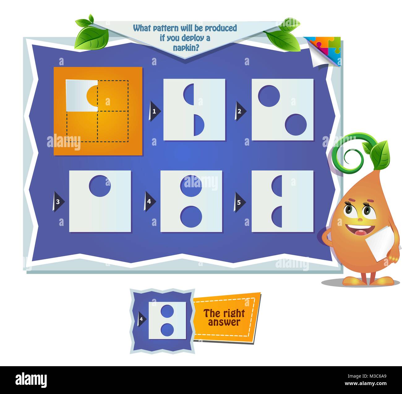 educational game for kids, puzzle. development of spatial thinking in ...