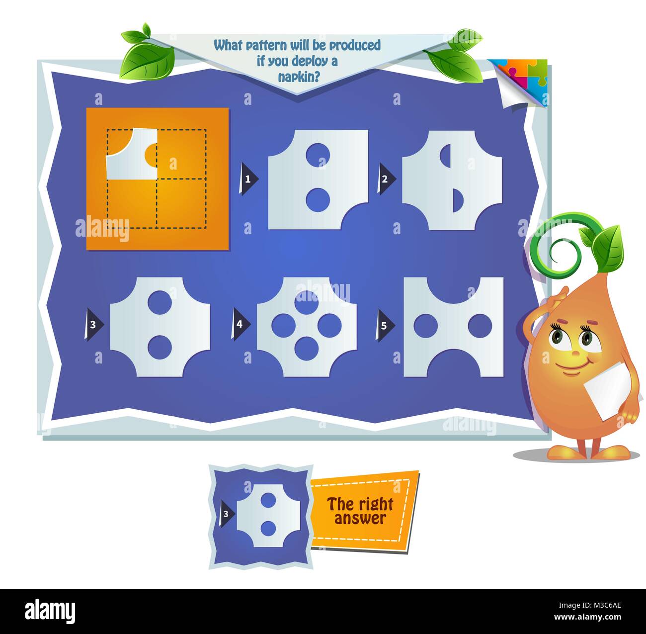 educational game for kids, puzzle. development of spatial thinking in ...