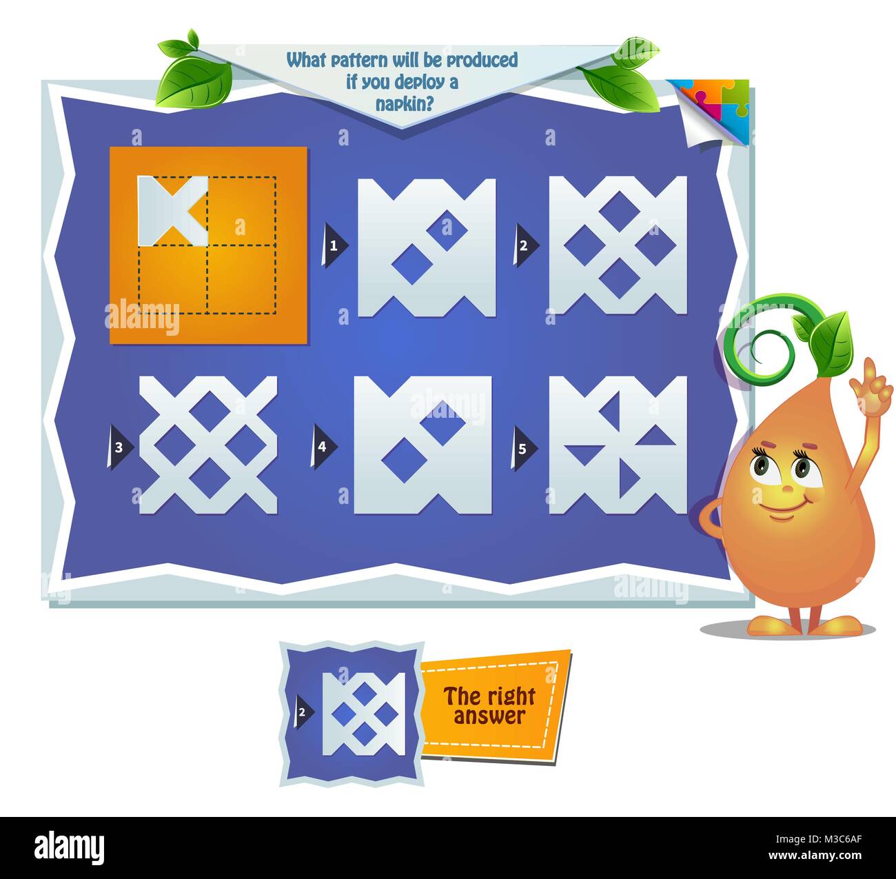 educational game for kids, puzzle. development of spatial thinking in ...