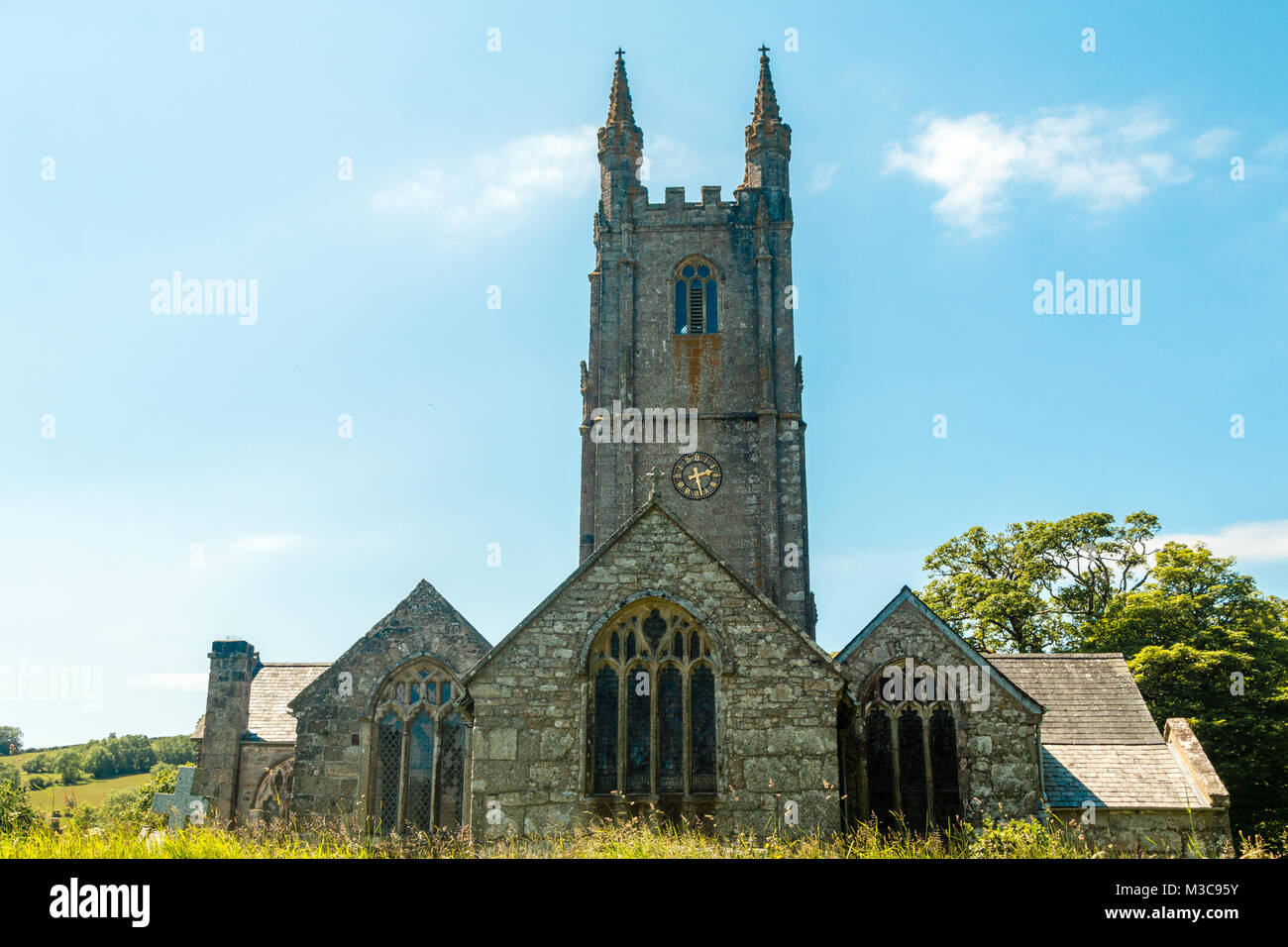 The church of St Pancras, Cathedral of the Moors, Widecombe-in-the-Moor ...