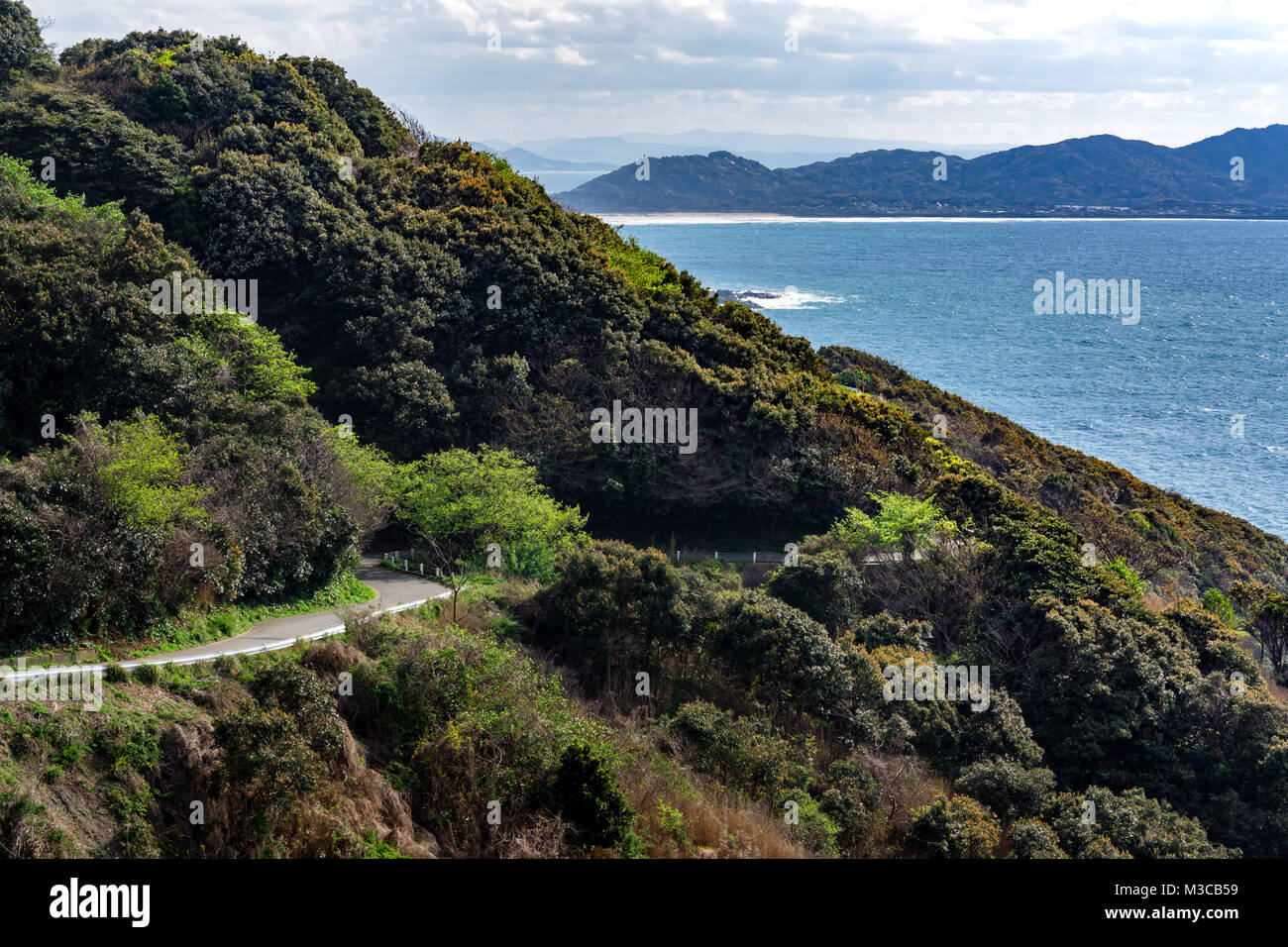 road above the sea of japan Stock Photo - Alamy