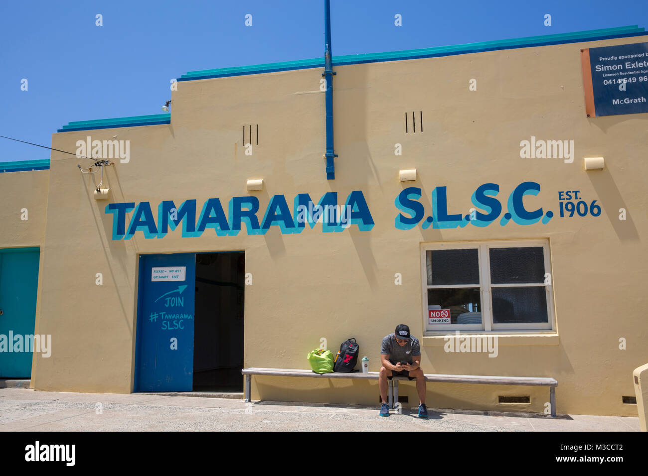 Tamarama SLSC surf life saving club, Sydney eastern suburbs coastline ...
