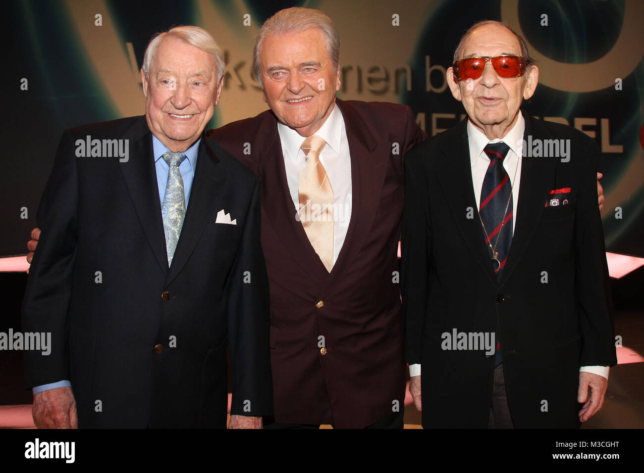 Hugo Strasser, Max Greger, Paul Kuhn, Carmen Nebel Show, Bremen, 25.02. ...