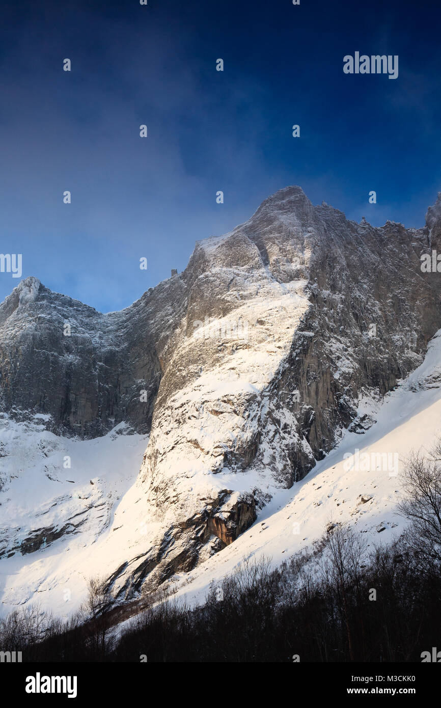 Winter in romsdalen valley rauma hi-res stock photography and images ...