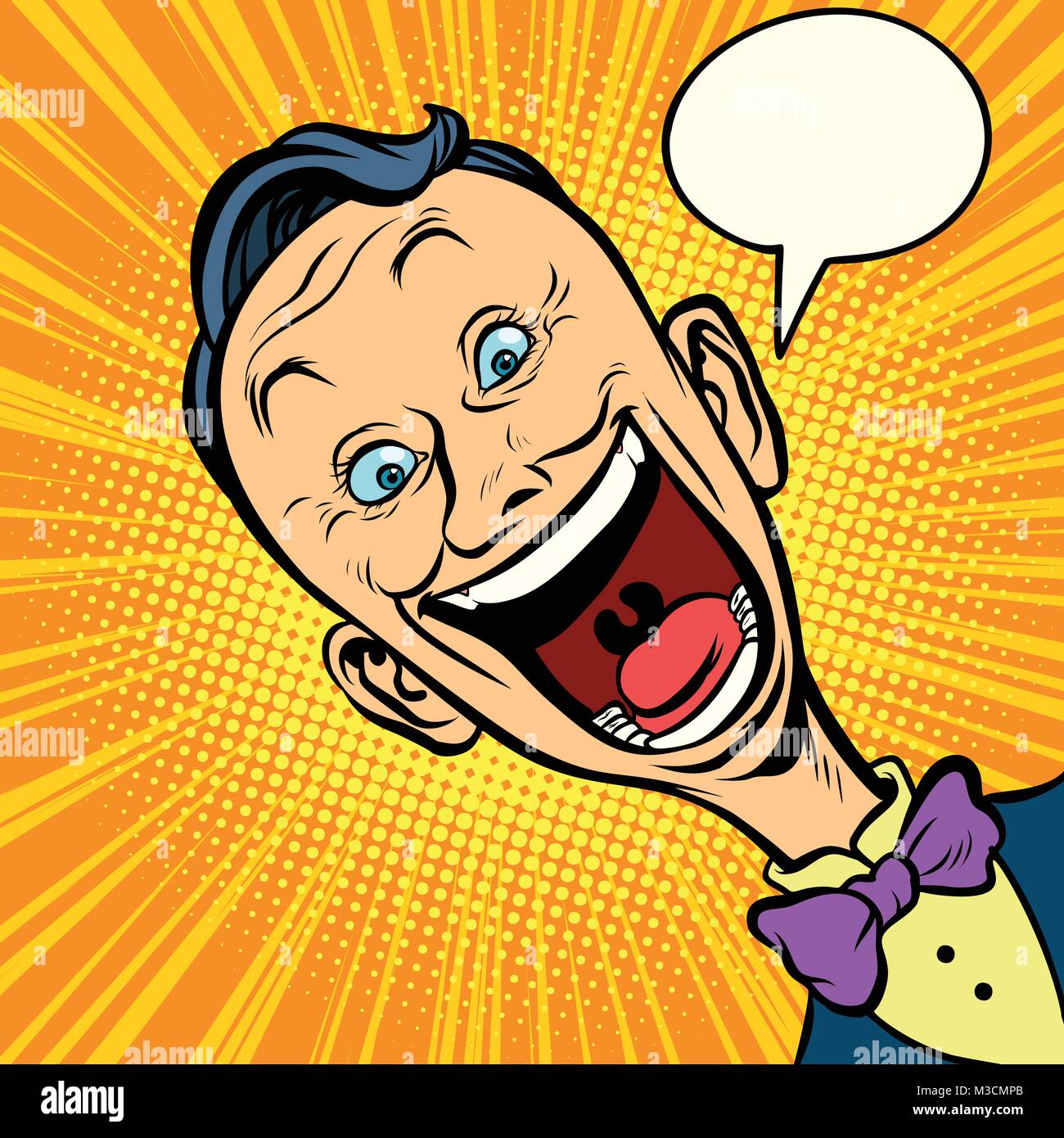 Pop art man hi-res stock photography and images - Alamy