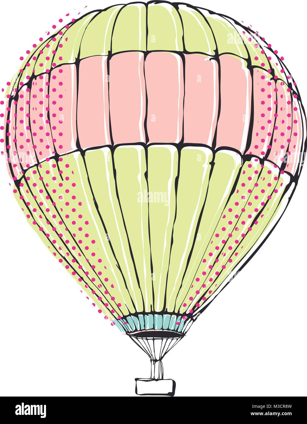 Vintage air balloon icon Stock Vector Images - Alamy