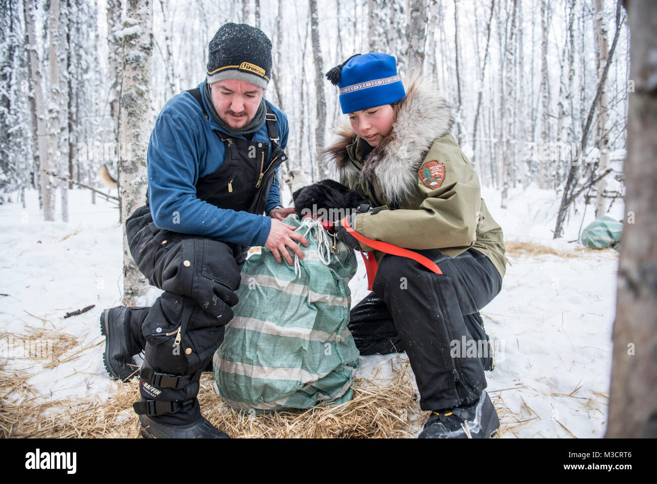 Yukon Quest race veterinarian Hayden and NPS Ranger Kate, of Denali ...