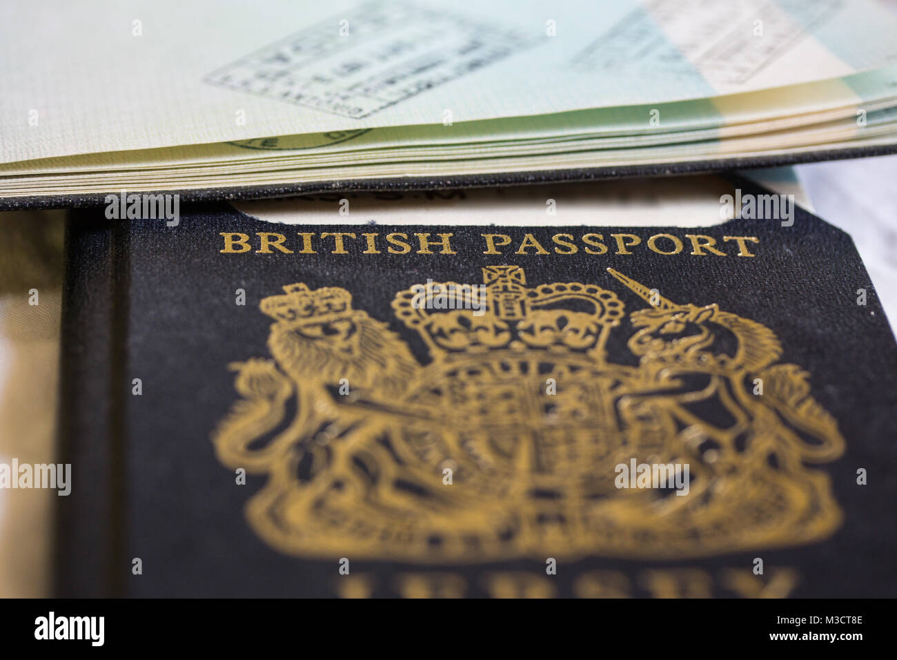 Old uk passport hi-res stock photography and images - Alamy