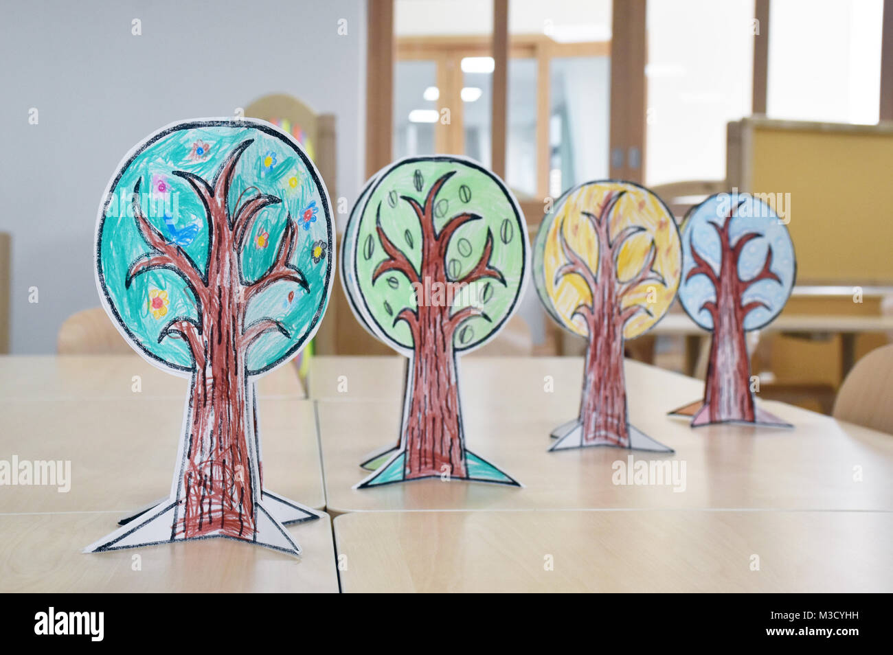 Season craft for young children trying to remember Spring, Summer ...